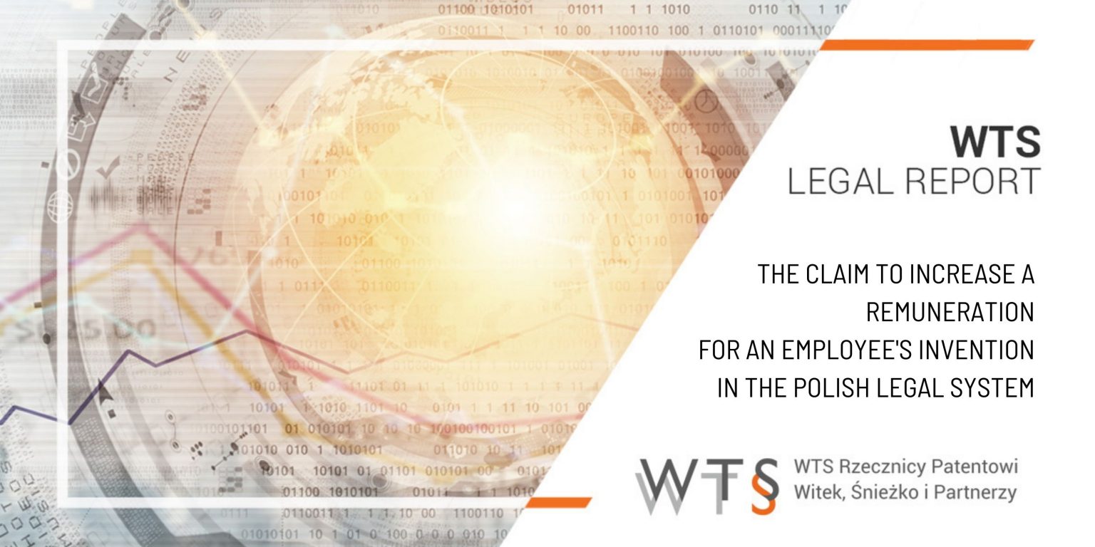 » The claim to increase a remuneration for an employee’s invention in ...